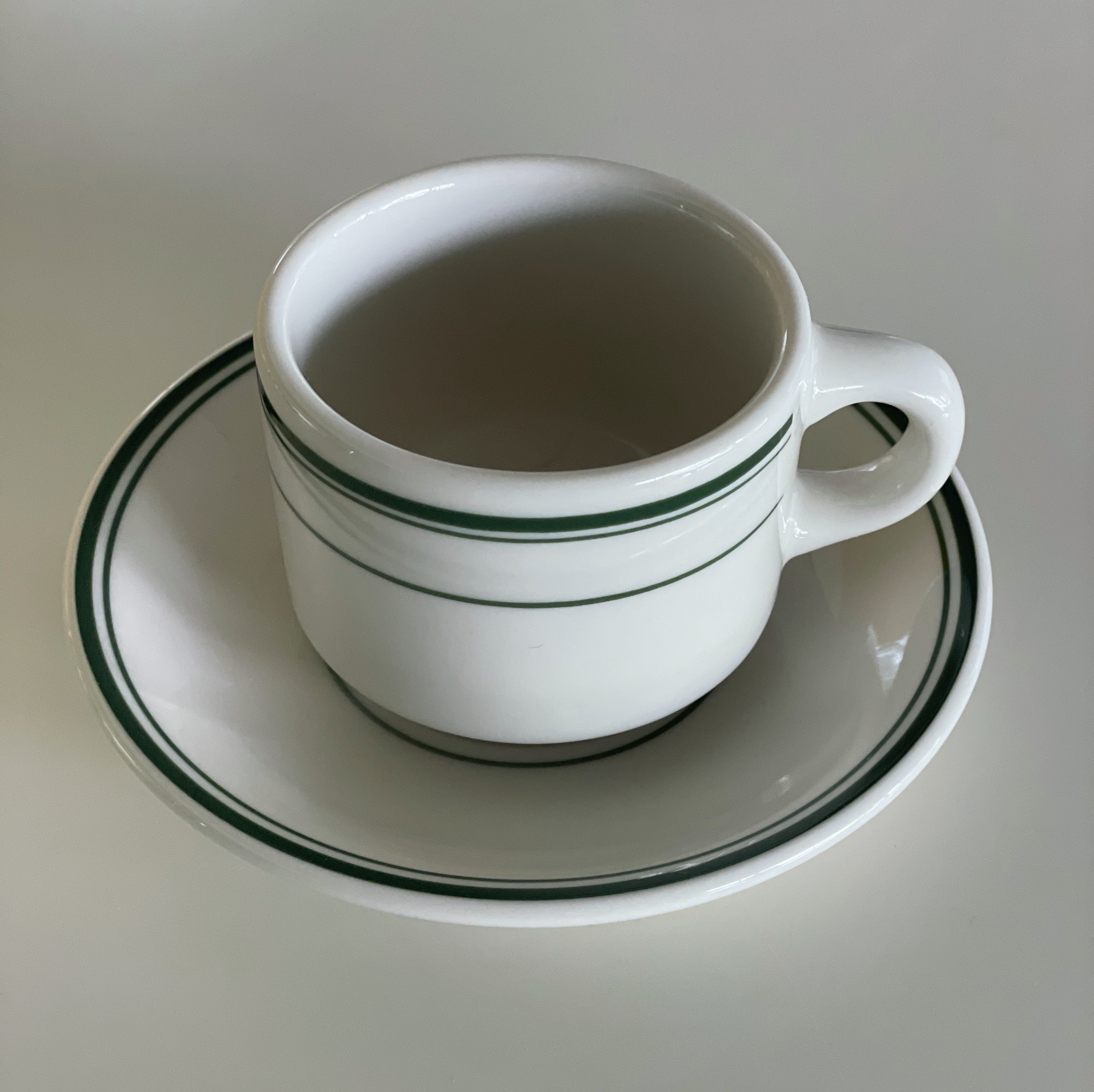 [Tuxton] Stackable Cup + Saucer Set – Salon de Atti